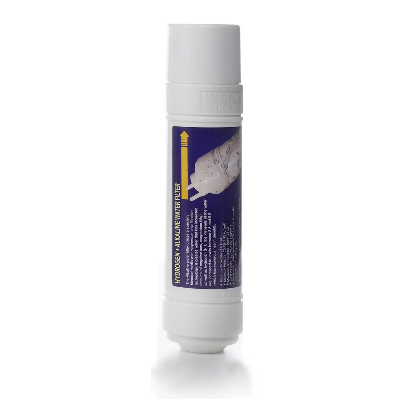 Inline Hydrogen Alkaline Filter - U Type Filter - Aqua Kent Singapore